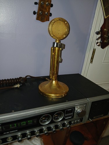 President Madison CB Base Station Radio Black AM SSB Vintage Microphone ...