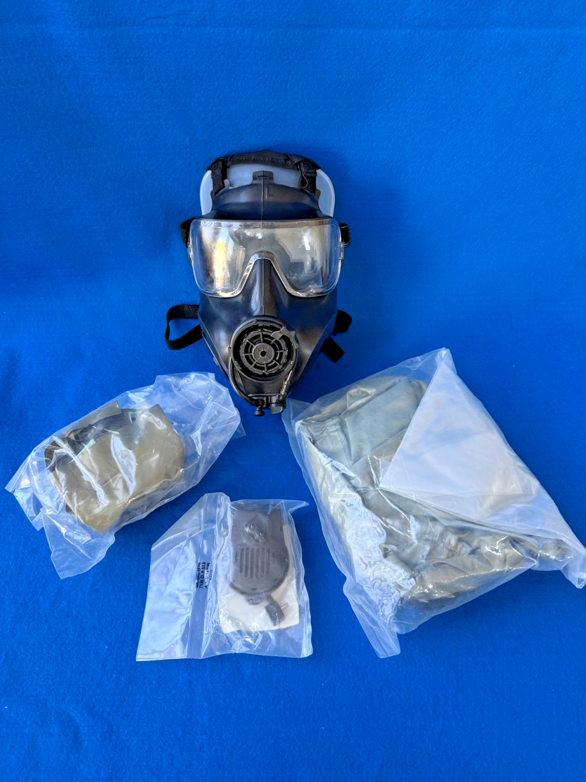 Complete Avon FM53 M53 Gas Mask Air Purifying Respirator SEAL DEVGRU ...