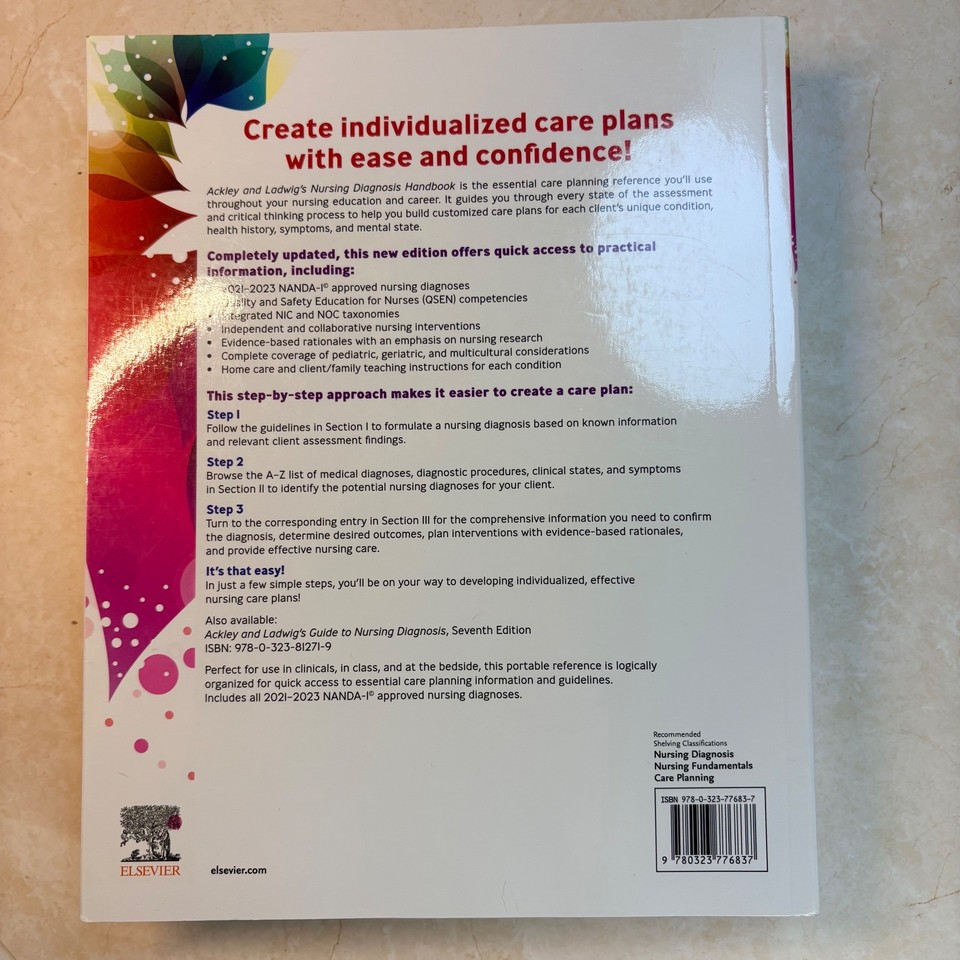 Ackley and Ladwig Nursing Diagnosis Handbook Thirteenth Edition ...