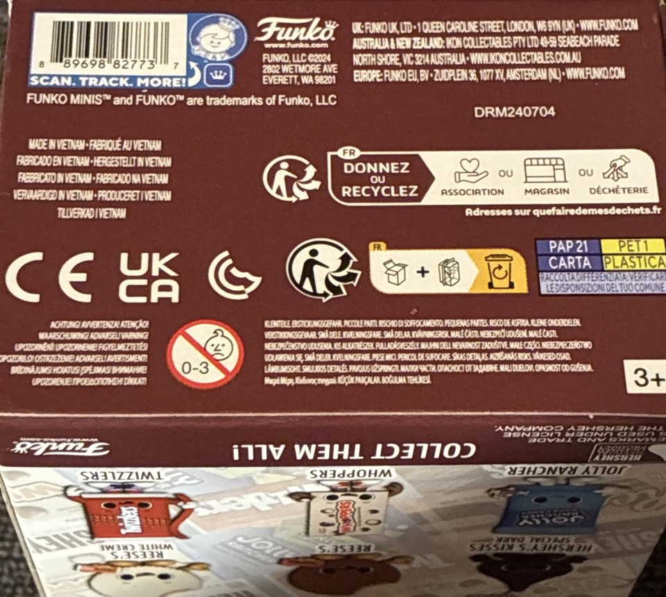 Funko Minis: Hershey's Milk Chocolate Bar Five Below (Exclusive) New ...