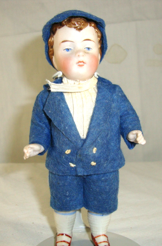 Antique/Vintage German Bisque Boy Doll Marked 165 Cabinet Size All ...