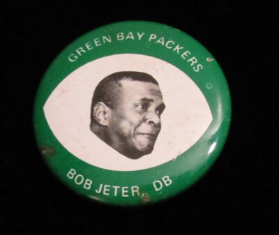 Vintage 1969 Drenks Potato Chips Bob Jeter Pin Green Bay Packers 193899 ...