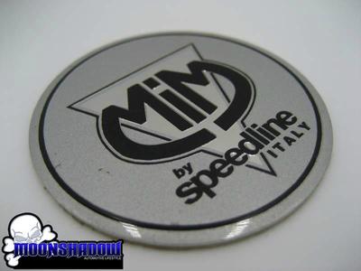 MIM SPEEDLINE WHEELS RIMS SILVER LOGO REPLACEMENT CENTER CAP EMBLEM ...