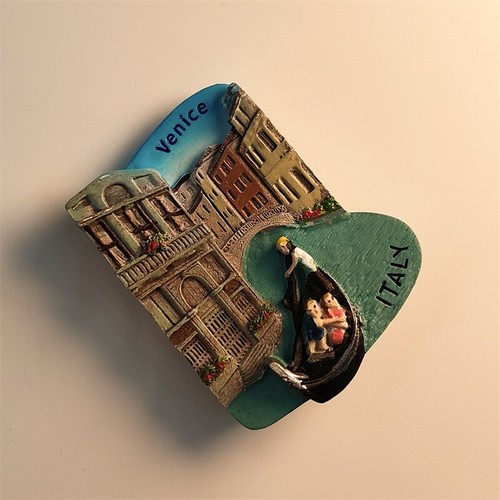 Italy Water City Venice Collectible Tourist Souvenir 3D Resin Fridge ...