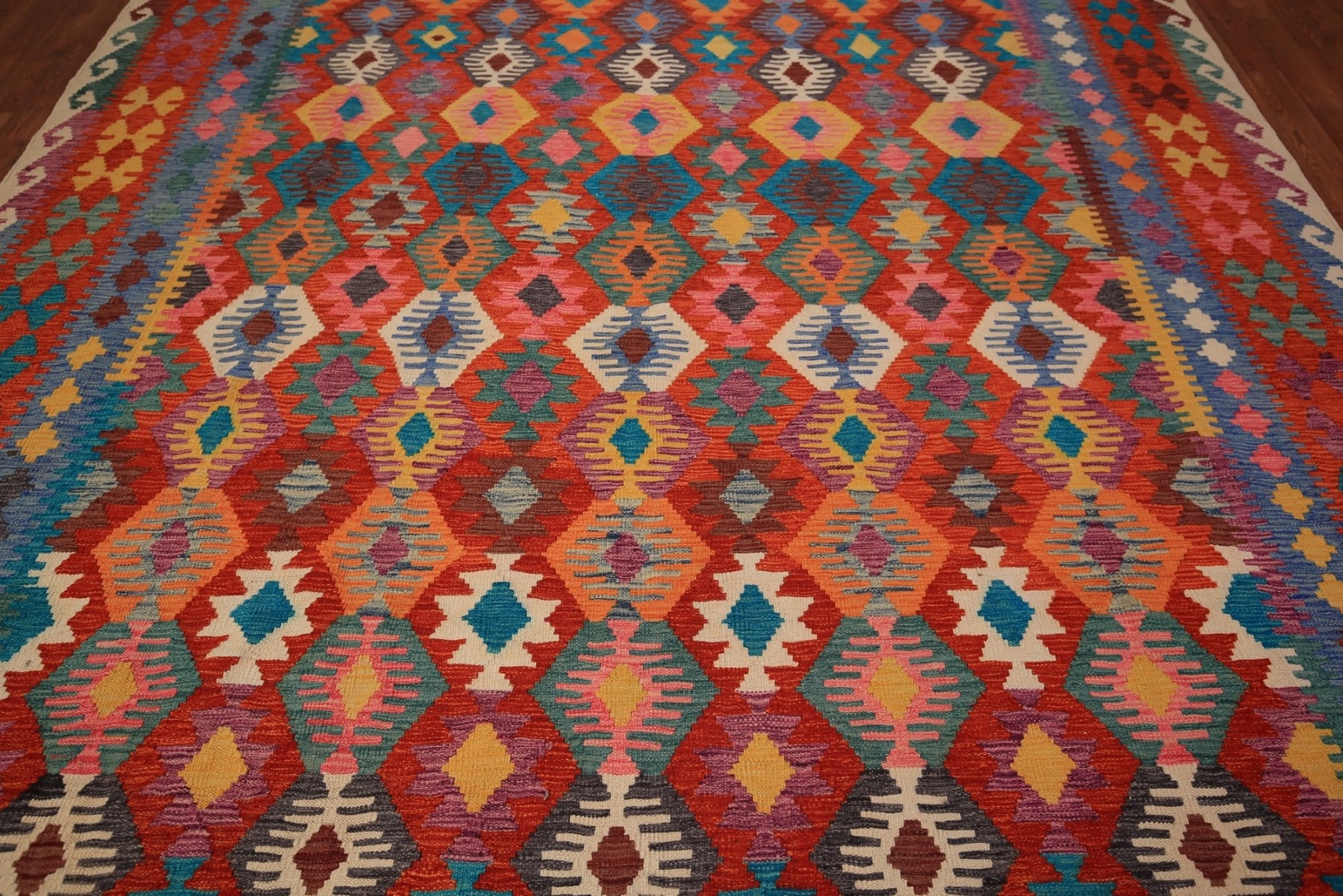 Flatweave Reversible Tribal Kilim Kelim Rugs Handwoven Wool Carpets ...