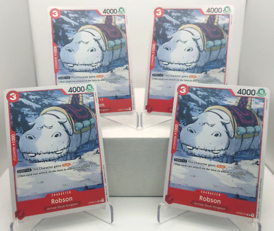 Robson Playset - OP08-013 x4 - Two Legends - One Piece TCG - English | eBay