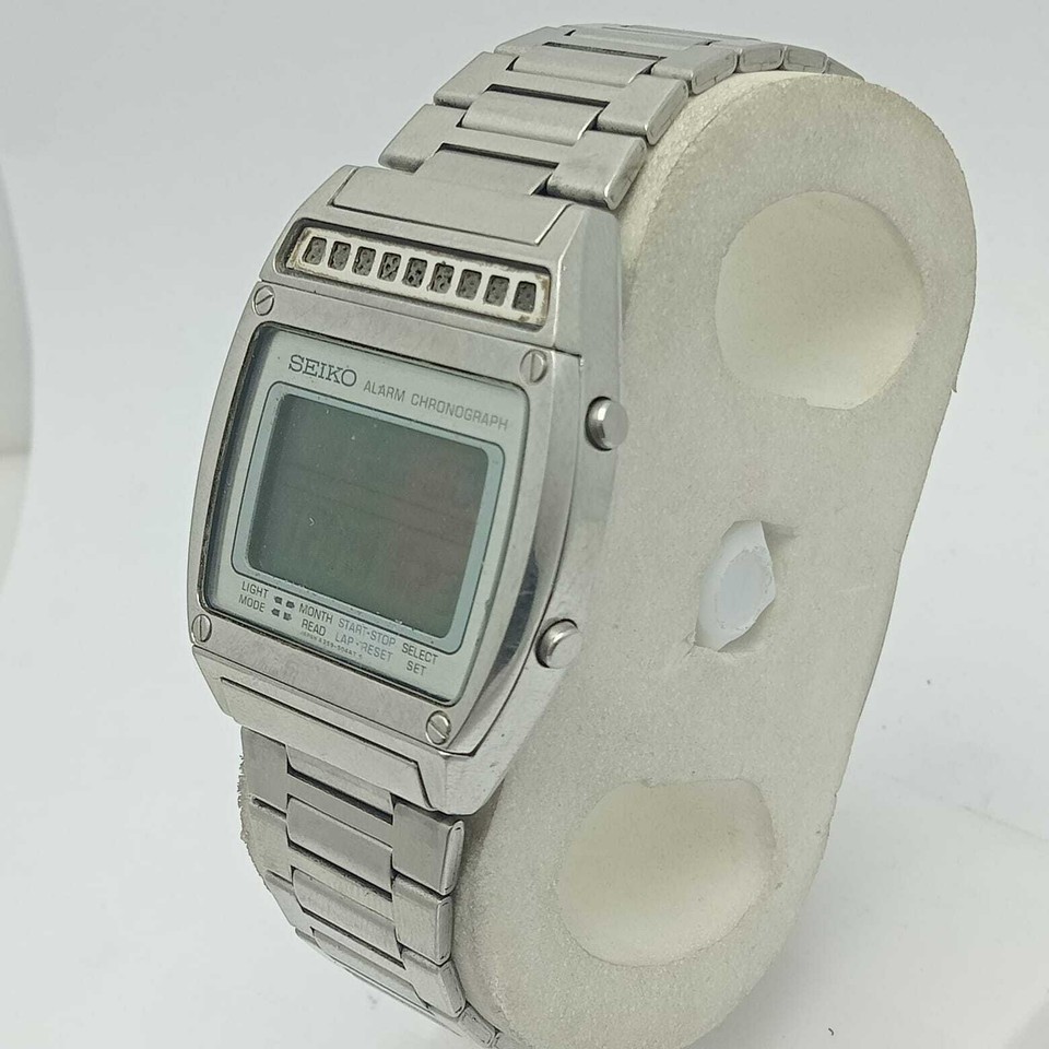 Seiko A359-5050 Quartz Alarm Chronograph Digital Vintage Men’s Watch | eBay