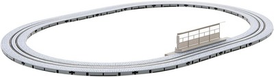 Tomix 91084 Wide Tram Mini Rail Oval Layout Set Track Layout MA-WT N ...