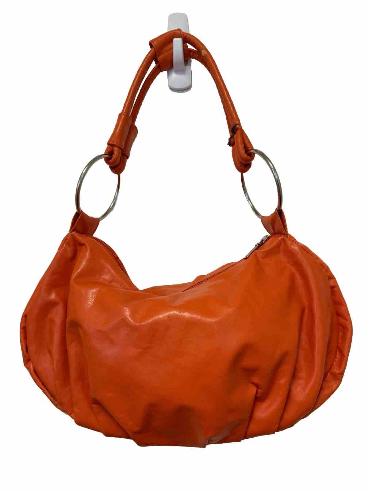 Retro 60’s Style Orange Purse See Photo Condition Hip… - Gem