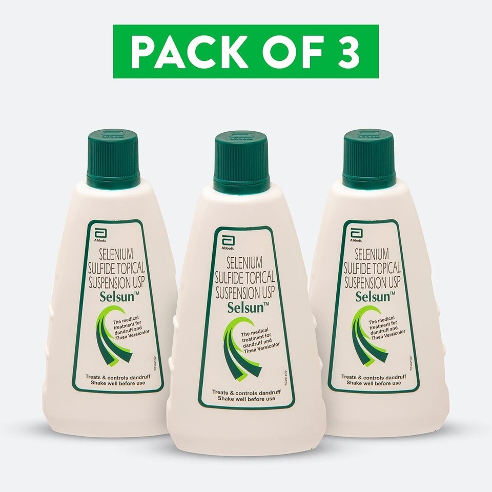 Selsun Suspension Anti-Dandruff Shampoo Control Flaking Scaling ...