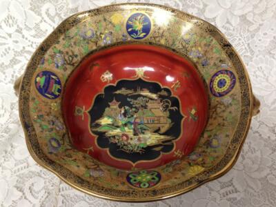 Vintage,Carlton Ware England, Gaudy Blue Willow Centerpiece Bowl ...