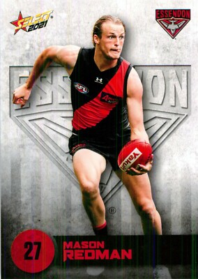 2021 ESSENDON BOMBERS AFL Card MASON REDMAN Footy Stars | eBay