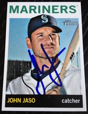 John Jaso - 2013 Topps Heritage Signed Autograph Auto Card #242 ...