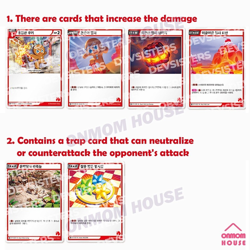 Cookie Run Braverse TCG Starter Deck 3 Styles SET Trading Card Game ...