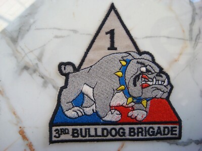 US ARMY 1st ARMORED DIVISION - 3rd BULLDOG BRIGADE PATCH | eBay