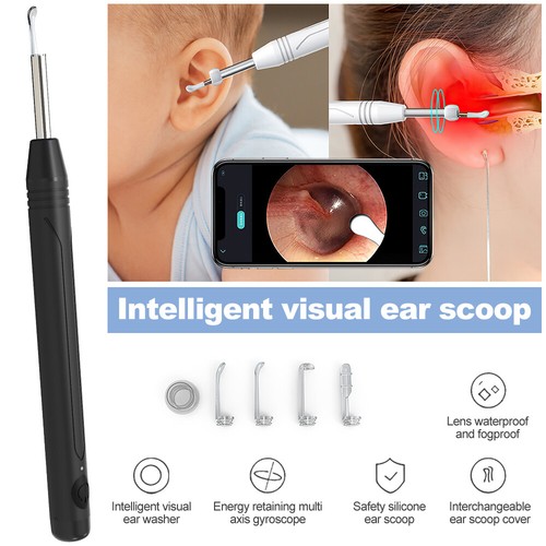 Smart Visual Earpick Ear Wax Removal Cleaner WiFi Ear Stick Endoscope ...