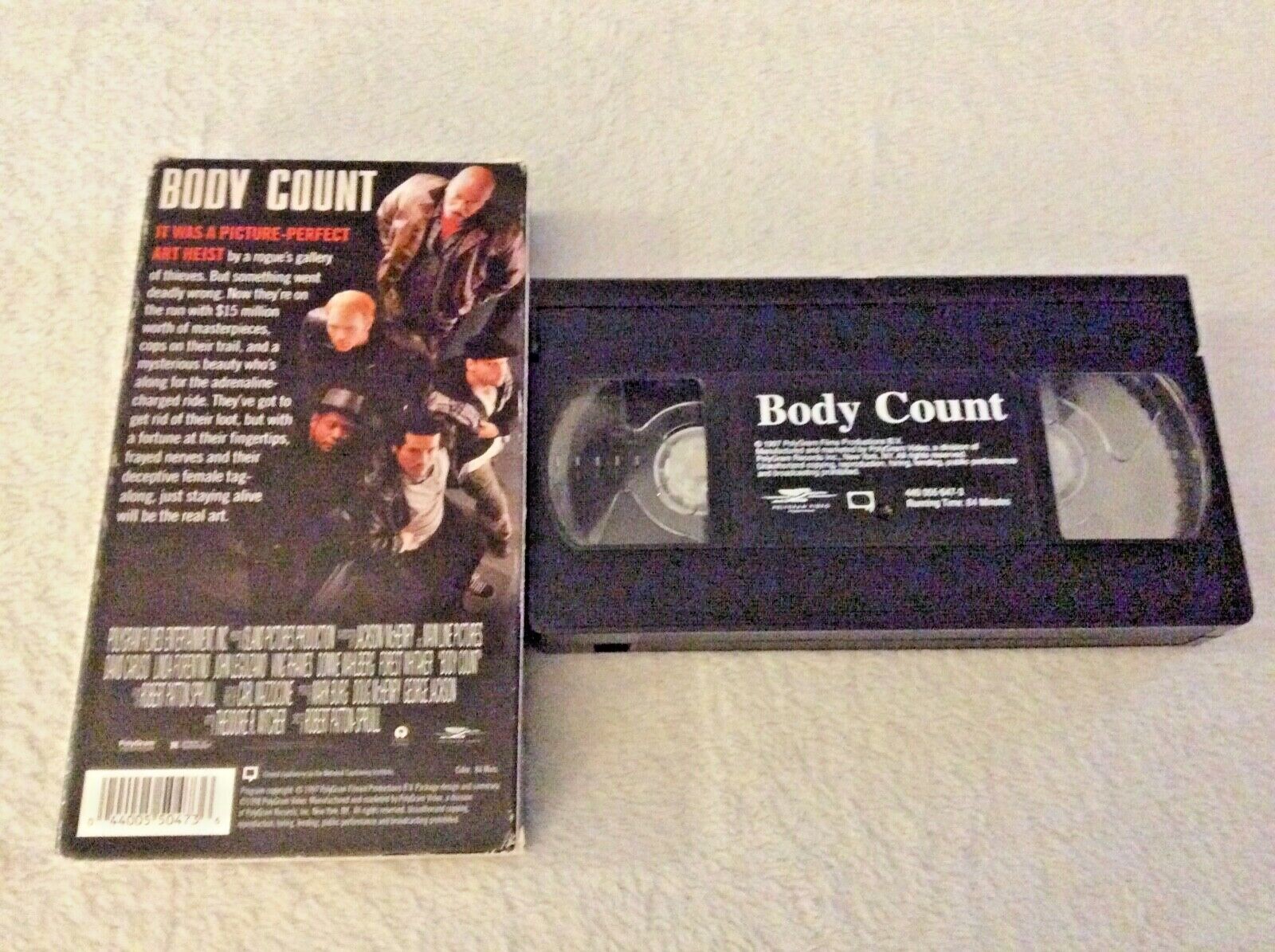 BODY COUNT VHS 1997 Action VING RHAMES David Caruso FOREST WHITAKER ...