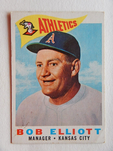 Bob Elliott #215 Topps 1960 Baseball Card (Kansas City Athletics) *VG ...