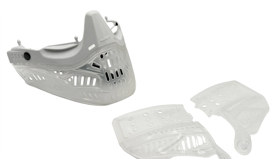 Limited Edition Committed Paintball White/Clear Revo Proflex Kit ...