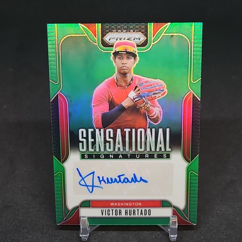 2025 Prizm Baseball - Victor Hurtado - Green Prizm Auto - Washington ...