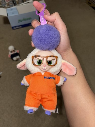 AUTHENTIC Miniso Disney Zootopia Vinyl Plush Figure - Bellwether Prison ...