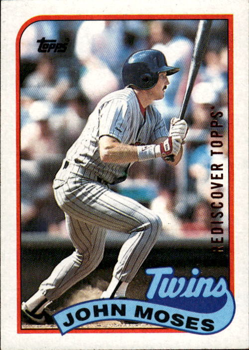1989 Topps John Moses #72 Minnesota Twins 10E | eBay