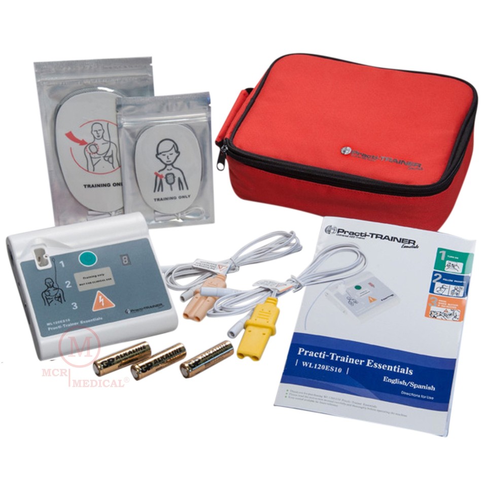 CPR Training Kit w Prestan Adult & Infant Manikin w feedback + AED ...