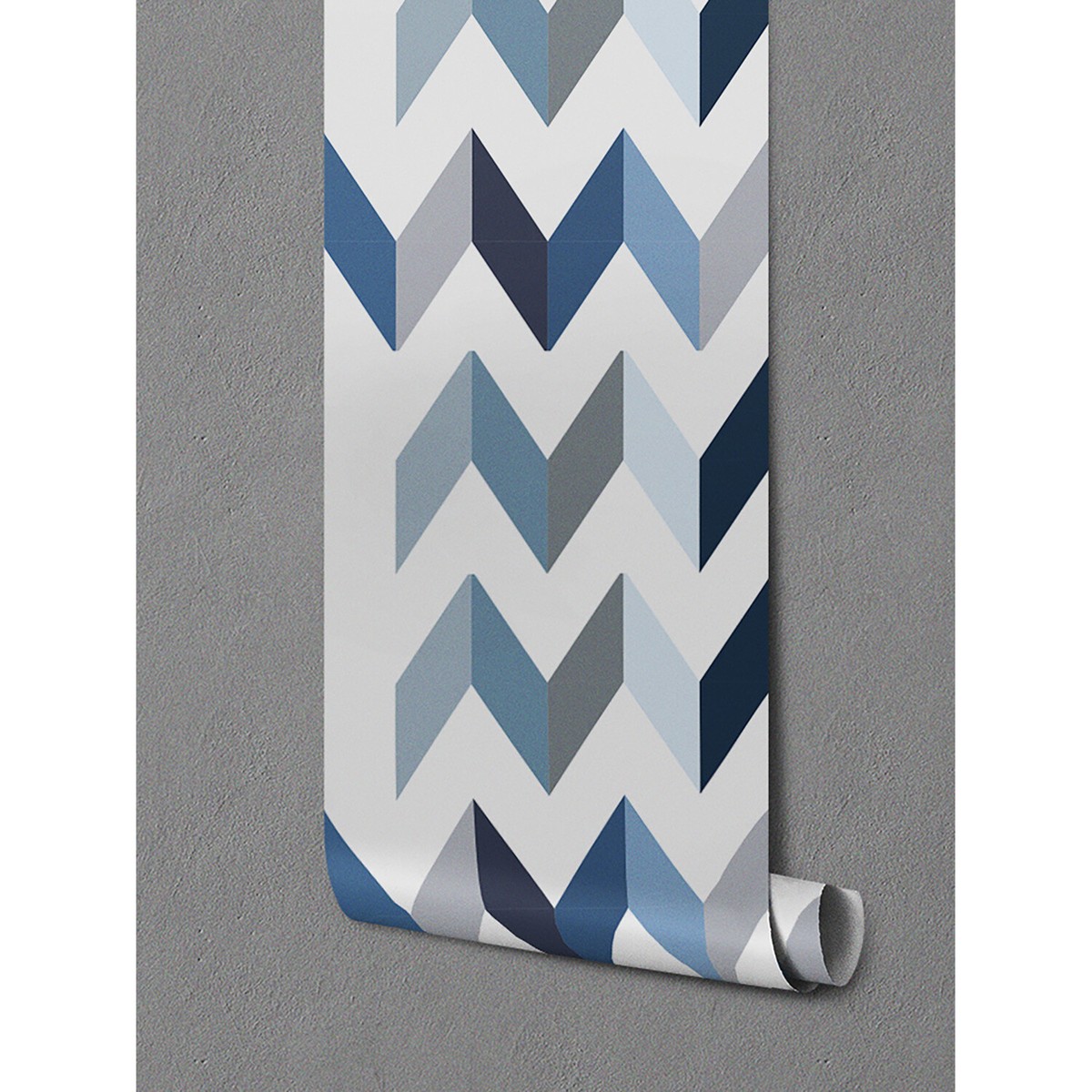 Blue Chevron Wallpaper