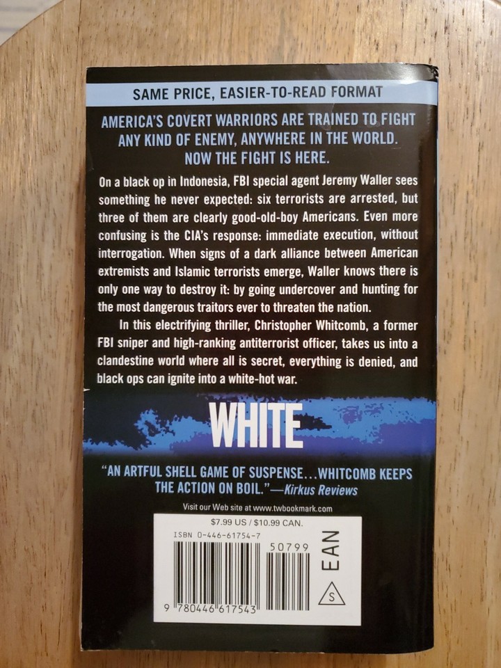 White by Christopher Whitcomb (2006, Perfect) 9780446617543| eBay