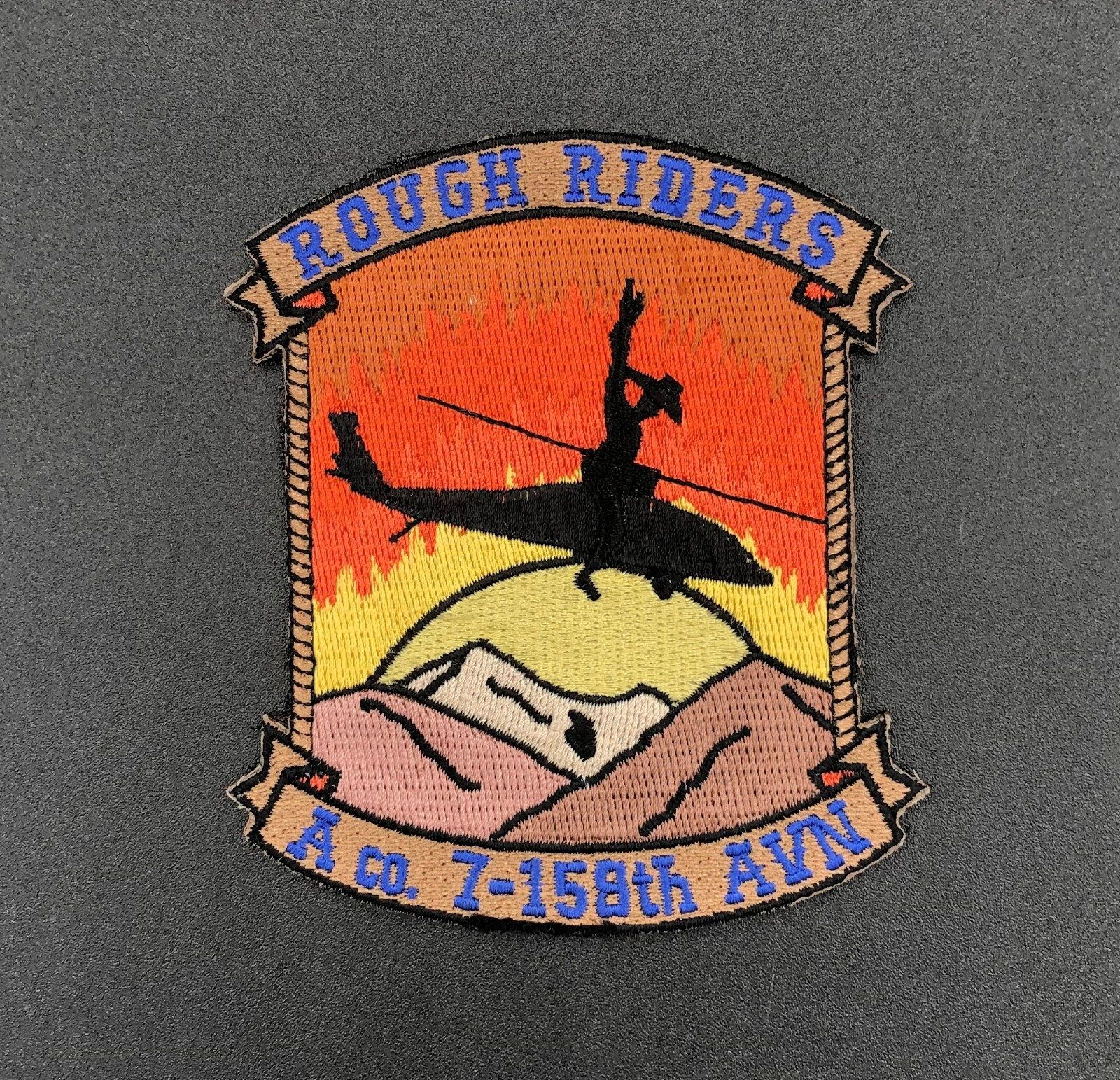 A Co 7-158th AVN Rough Riders Army Aviation Patch OEF OIF | eBay