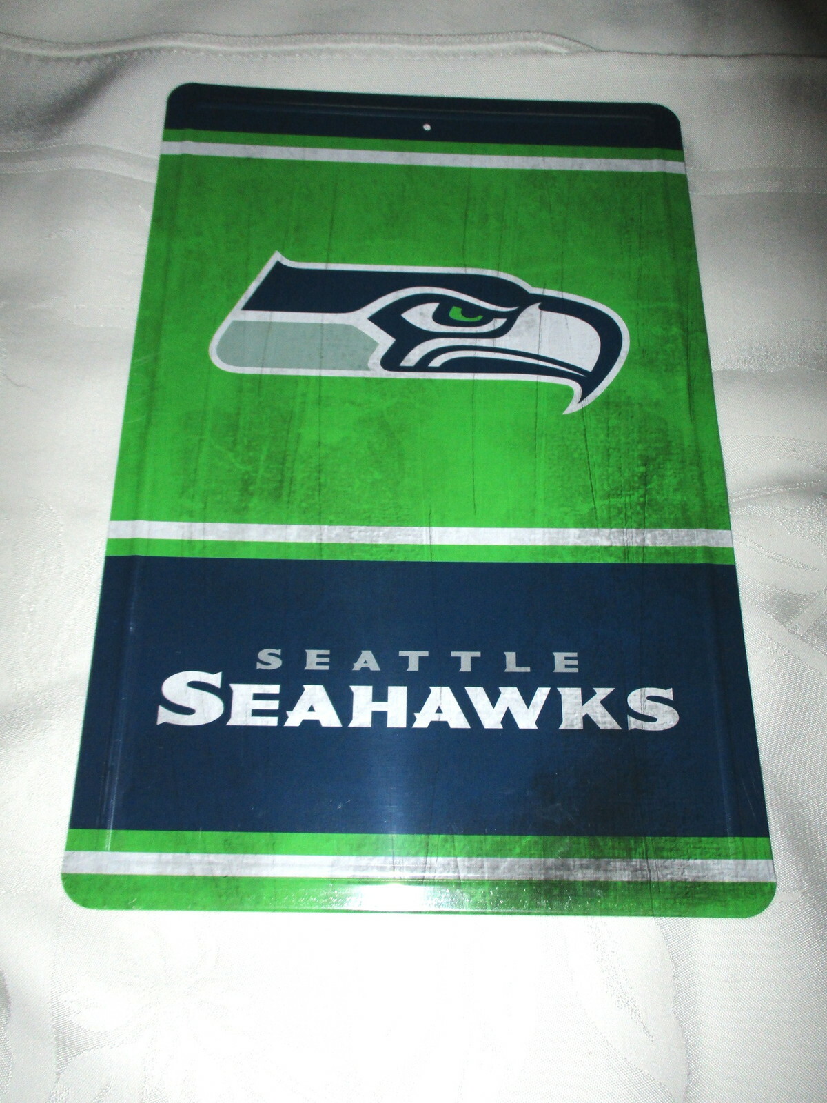 **SEATTLE SEAHAWKS Embossed Metal Sign #12 - NEW** | eBay
