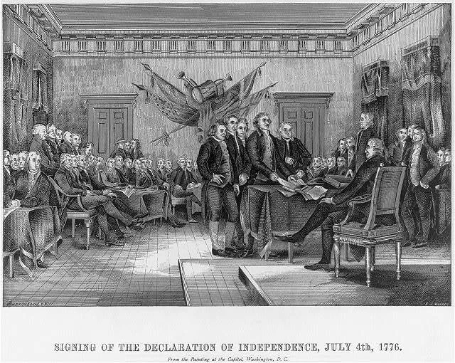 Declaration Of Independence Signing Painting