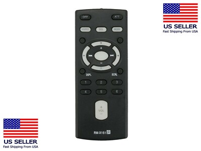 New RM-X151 Replaced Remote For Sony CDX-GT200 CDX-GT20W CDX-GT400 CDX ...