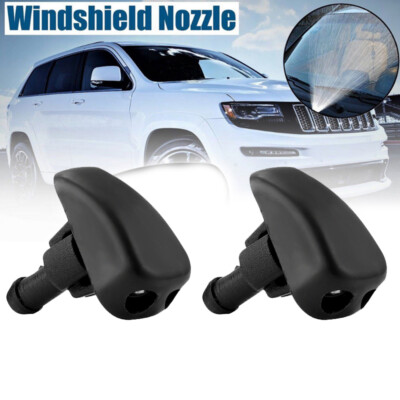 Pair Car Universal Windshield Washer Wiper Sprayer Nozzle Front Window ...