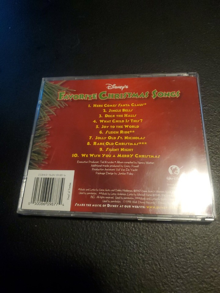 DISNEY'S Favorite Christmas Songs [CD] 50086098774| eBay