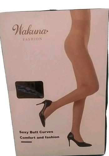 Wakuna 3 Pr Of BLK Sheer Tights/Pantyhose Women's Size XL Butt Lifter ...