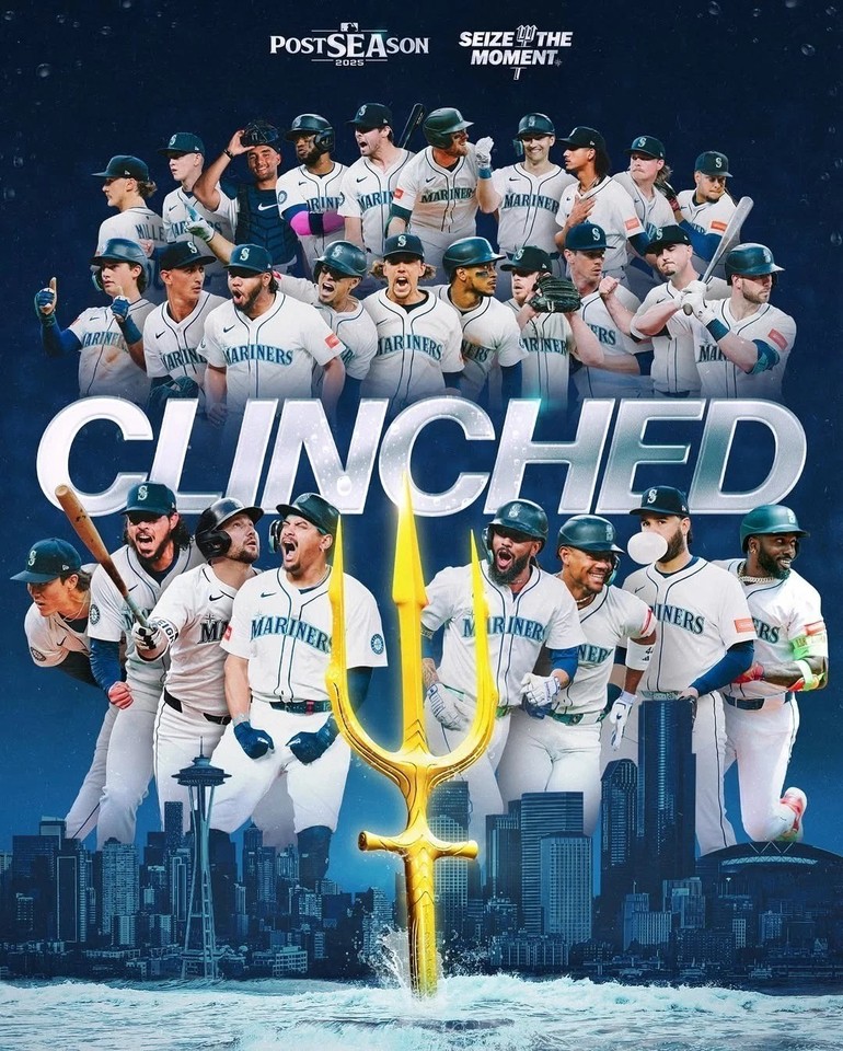 Seattle Mariners Are AL West Division Champions 2025 MLB Poster | eBay
