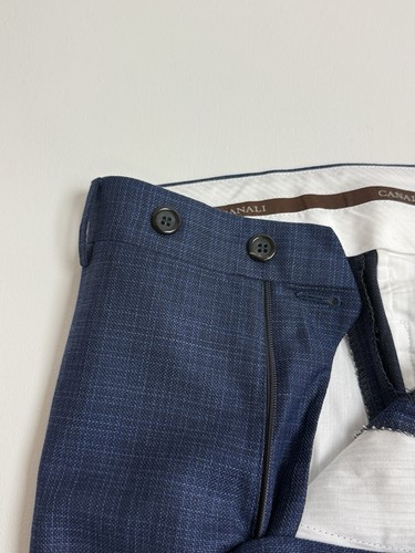 Canali New Label Blue Suit Pants Size 35 #237 | eBay