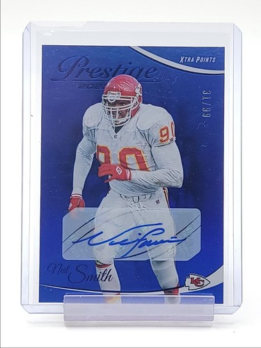 NEIL SMITH 2023 PRESTIGE AUTOGRAPH FOOTBALL BLUE XTRA POINTS AUTO /99 ...
