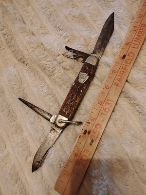 Huge Challenge Cutlery Pocket Knife From Bridgeport Estate- Ex ...