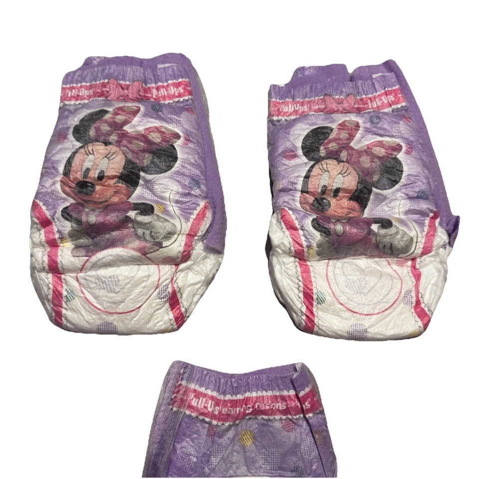 Huggies Pull-Ups Training Pants 3T–4T Minnie Mouse Purple Lot of 5 ...