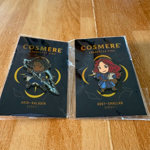 Brandon Sanderson Cosmere Character Pins (Lot) - Shallan and Kaladin | eBay