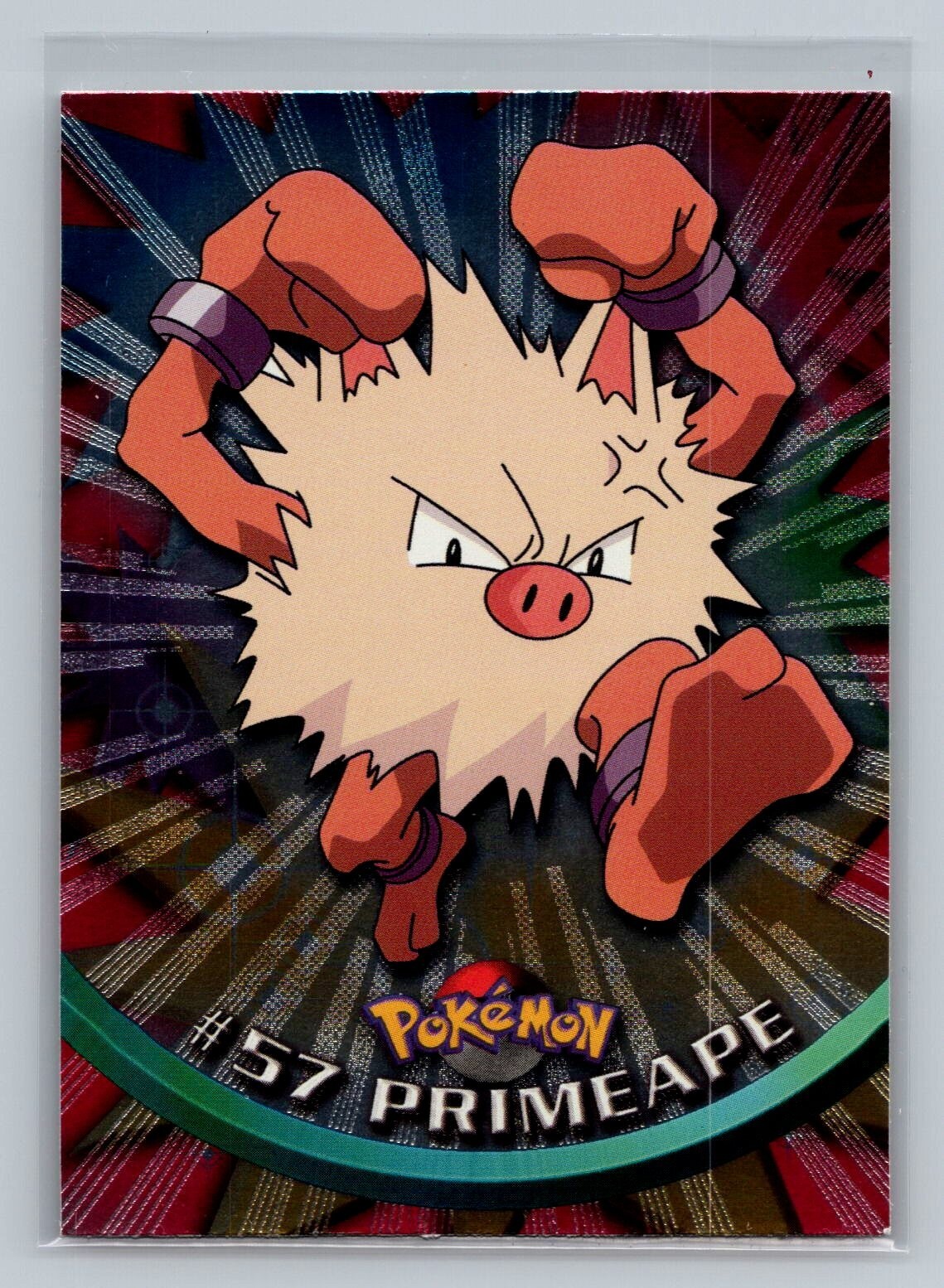 Pokemon Primeape #57 1999 Topps TV Animation Edition Trading Card | eBay