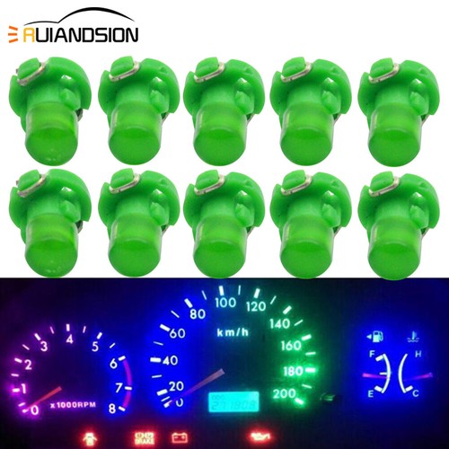 10pcs T3 COB LED Green Dashboard Light Gauge Bulb Map Globe for DC 12V ...