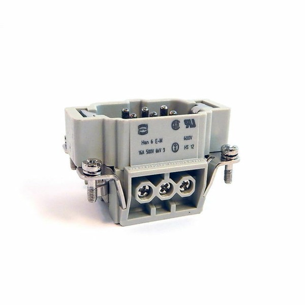 HARTING 09330062601 Connector Han 6e-sti-s Male 6-pin 16a 500v for sale ...