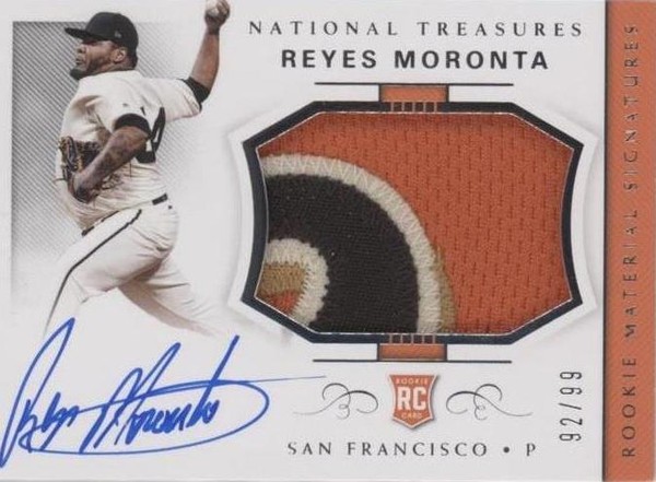 2018 Panini National Treasures - Rookie Materials Signatures #39 Reyes ...