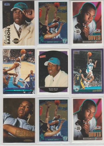 Baron Davis 10 Card NBA Lot Rookies, Topps Chrome, Fleer Ultra and more ...