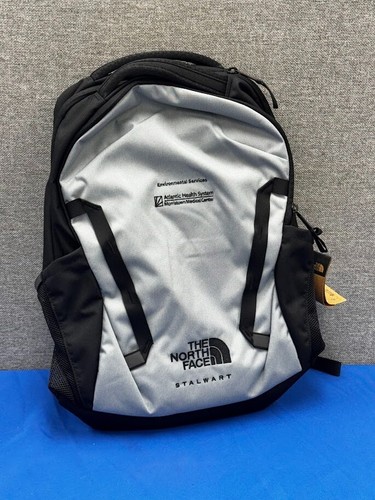 The North Face Flexvent Stalwart Backpack Black & Gray w/ Embroidery | eBay