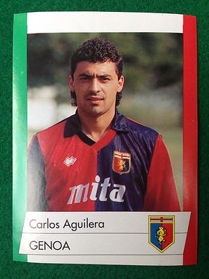 CALCIO FLASH 92 1992 n 102 GENOA AGUILERA , Figurina Sticker Euroflash ...