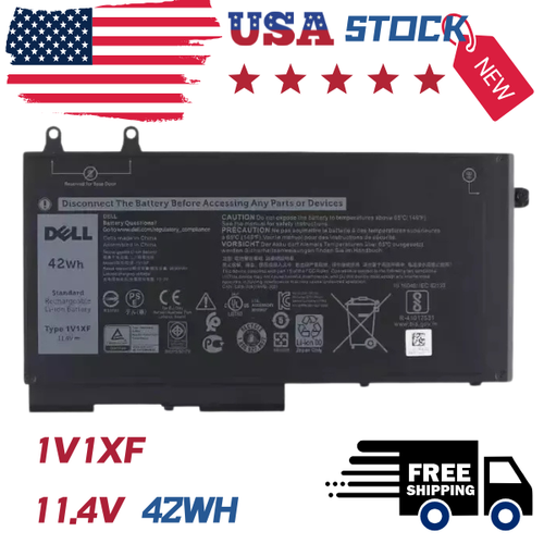 Genuine 42Wh 1V1XF 27W58 Battery For Dell Latitude 5500 5510 Precision ...